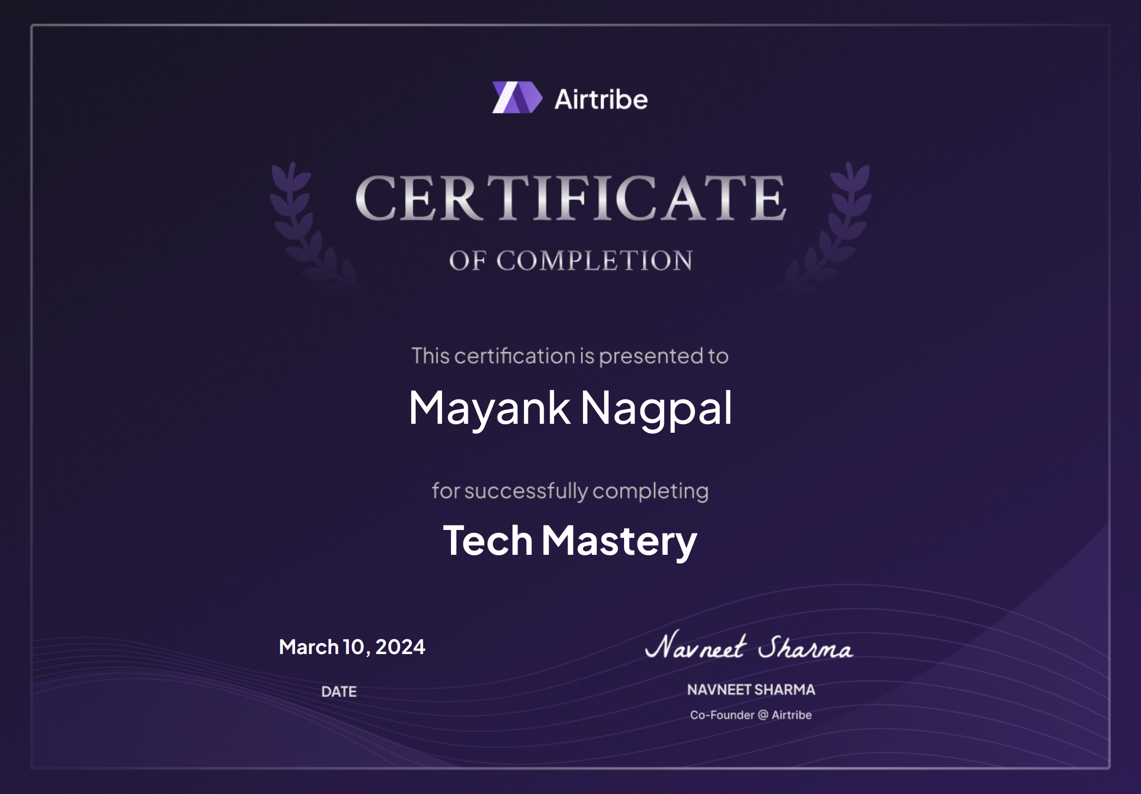 Mayank Nagpal Portfolio